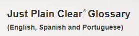 Just Plain Clear® Website Glossary Explains Healthcare in Three ...